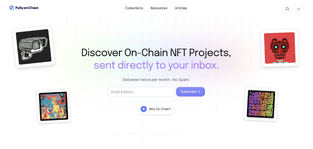 Fully on Chain | Discover On-Chain NFT Projects